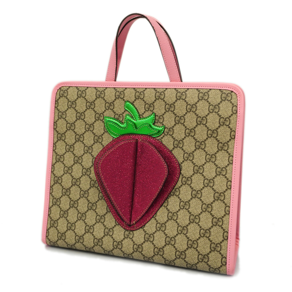 Gucci | Bags | Auth Gucci Childrens 3d Strawberry Gg Supreme ...